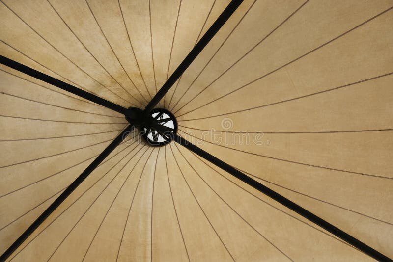 Bottom Top View of a Tensile Canopy Structure Stock Image - Image of ...