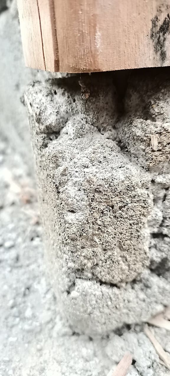 The Bottom of the Unfinished Door Frame? Stock Image - Image of white ...