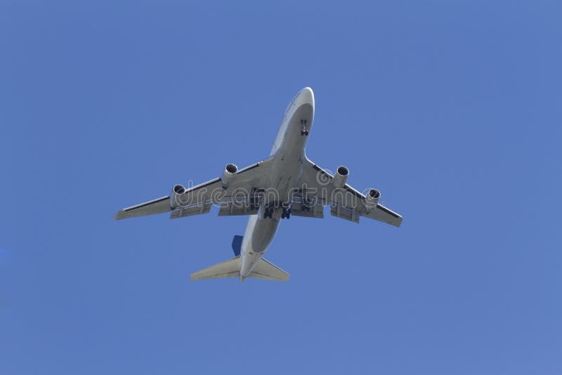Bottom view of an aircraft stock image. Image of gear - 120350349