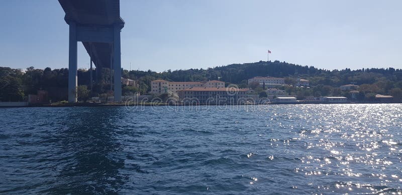 Bottom View of the Bosphorus Bridge, the First Bridge in Istanbul, and ...