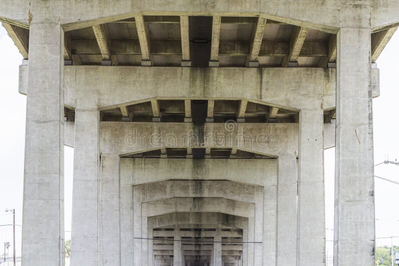 Bottom View of Bridge stock photo. Image of industrial - 43124134