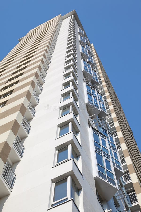 Bottom View of Building of Residential Complex Editorial Stock Image ...