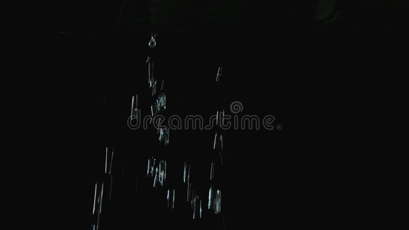 Bottom View of the Canopy through Which Water Flows in Jets and Then ...