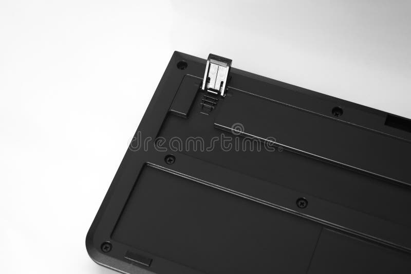 Bottom View of a Computer Keyboard Stock Photo - Image of view ...