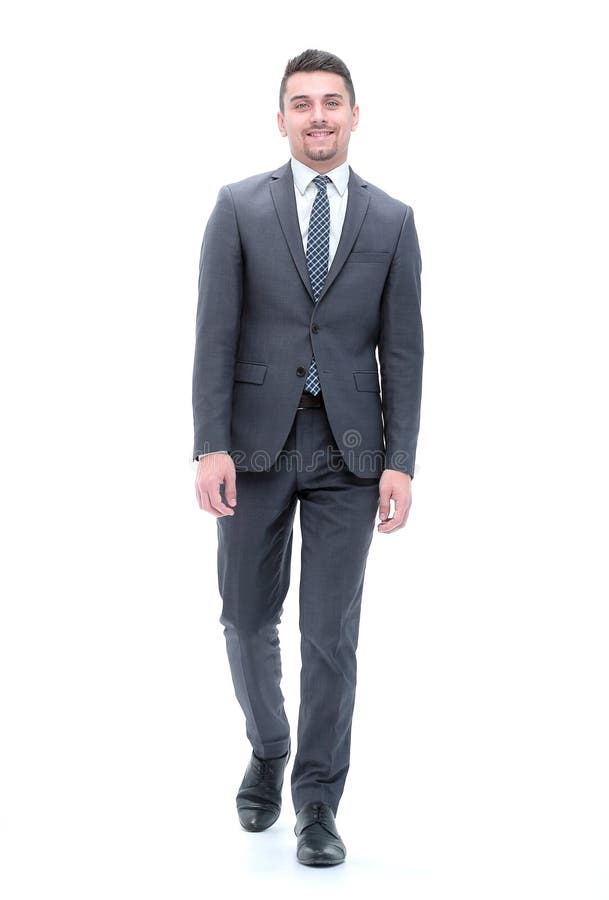 Bottom View.Executive Businessman Goes Forward Stock Photo - Image of ...