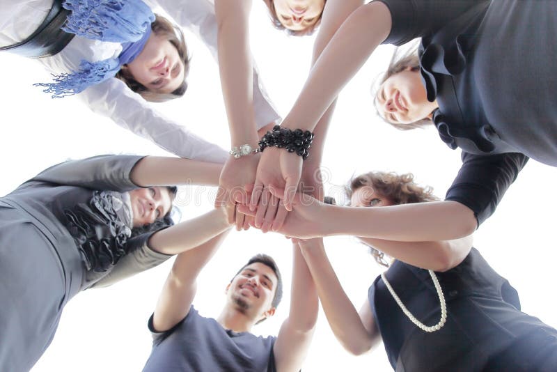 Friendly Business Team .the Concept of Teamwork Stock Photo - Image of ...