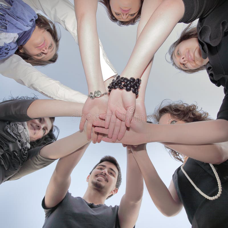 Friendly Business Team .the Concept of Teamwork Stock Image - Image of ...