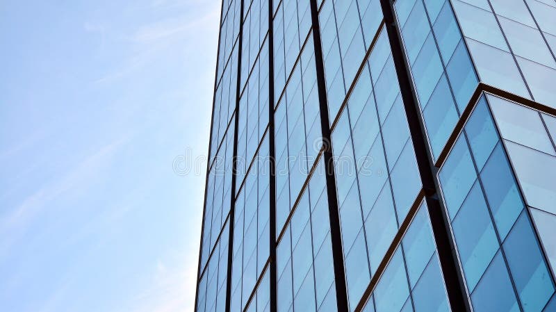 Bottom View of Glass Silhouette of Skyscraper. Business Building. Stock ... Bottom View of Glass Silhouette of Skyscraper. Business Building. Stock ...