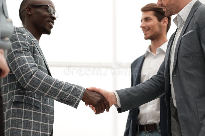 Bottom View.handshake Business People Stock Photo - Image of happy ...