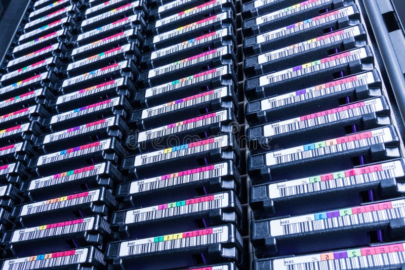 Bottom View of Hard Disk Cluster Inside a Rack - Data Storage Co Stock ...