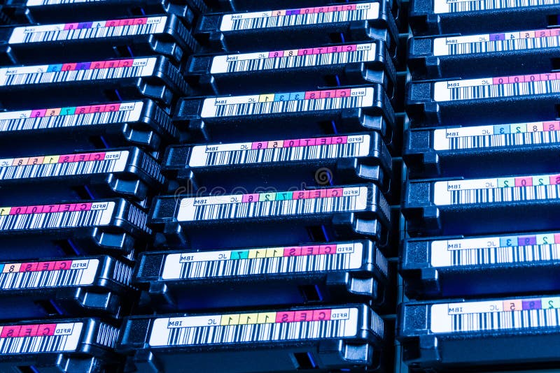 Bottom View of Hard Disk Cluster Inside a Rack Stock Photo - Image of ...