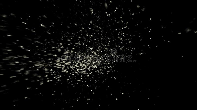 Bottom View Isolated Slow Motion Macro Shooting Capturing Lots of ...