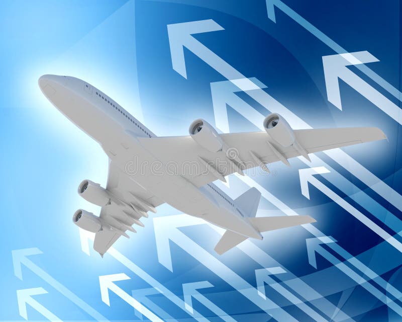 Bottom view of jet stock illustration. Illustration of wings - 53462221