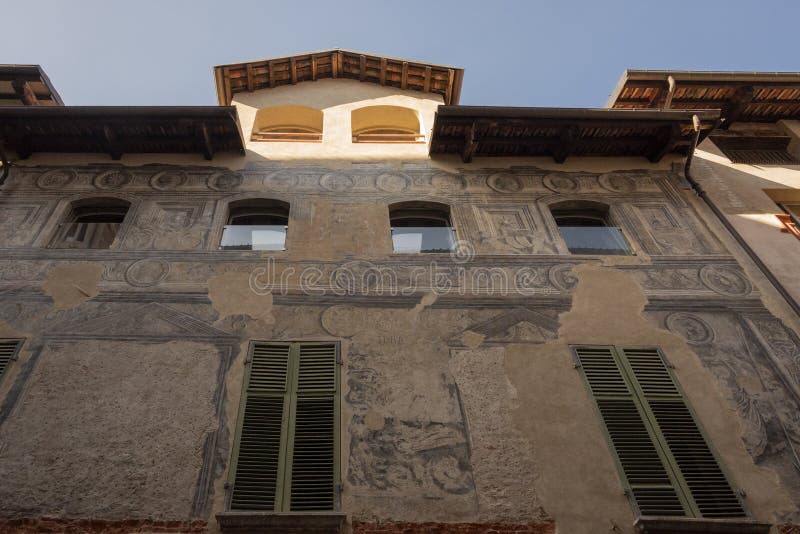 Old house. Italy. stock photo. Image of stone, facade - 367603976