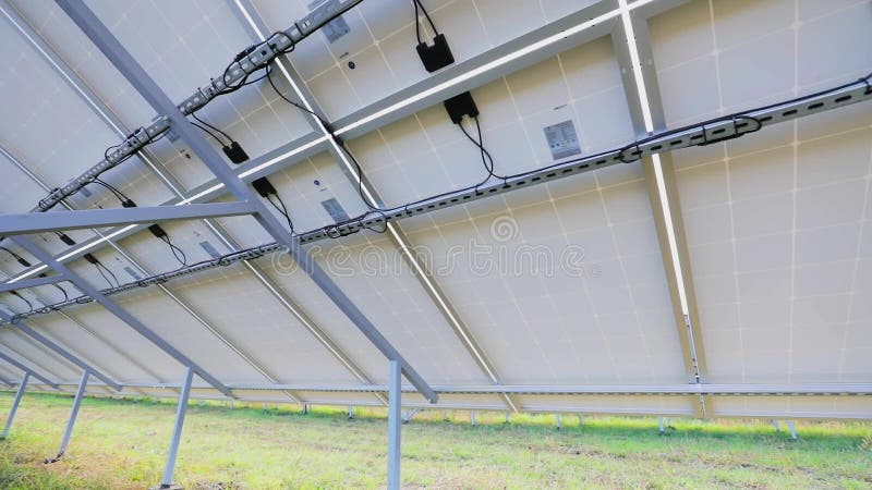 Bottom View of the Solar Panel, Back Side of the Solar Panel, Solar ...