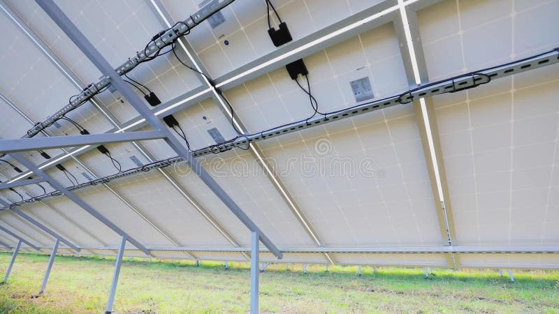 Bottom View of the Solar Panel, Back Side of the Solar Panel, Solar ...