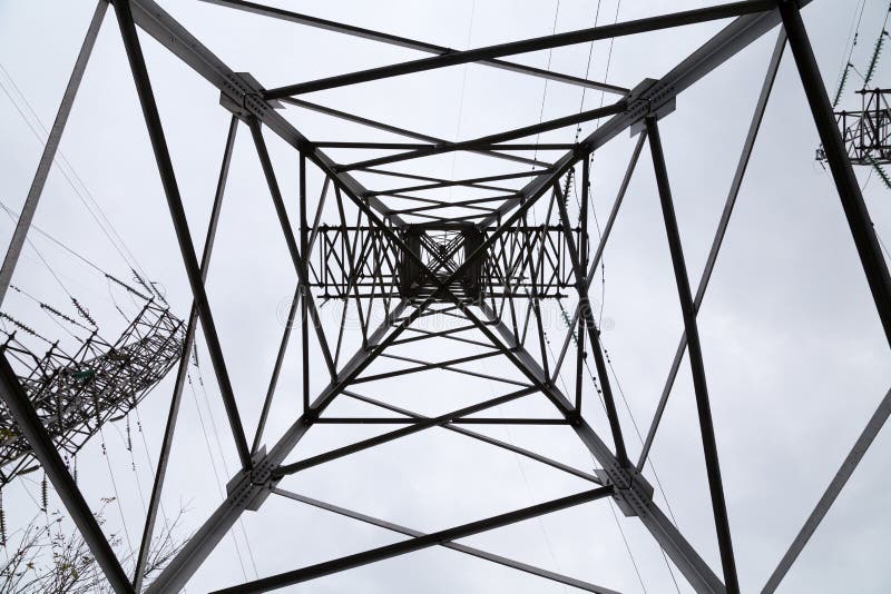 Bottom View of the Structure of the PTL Support Stock Image - Image of ...