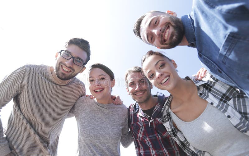 Team of Friends Jumping at the Beach Stock Image - Image of friendship ...