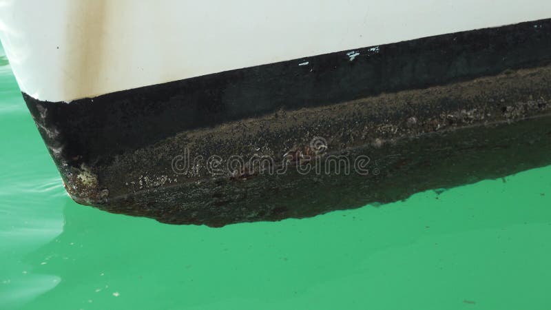 Sailing Ship Bottom View in Super Slow Motion Stock Photo - Image of ...