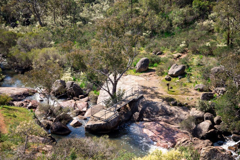 Bottom Viewing Platform at National Park Falls in John Forrest National ...