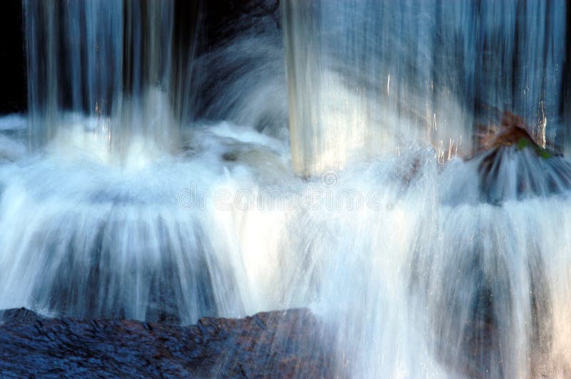 Bottom of waterfall stock photo. Image of blur, powerful - 5027514