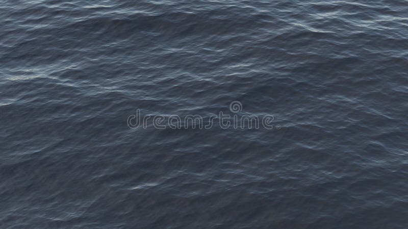 Bottomless Endless Ocean. 3d Render. Stock Illustration - Illustration ...