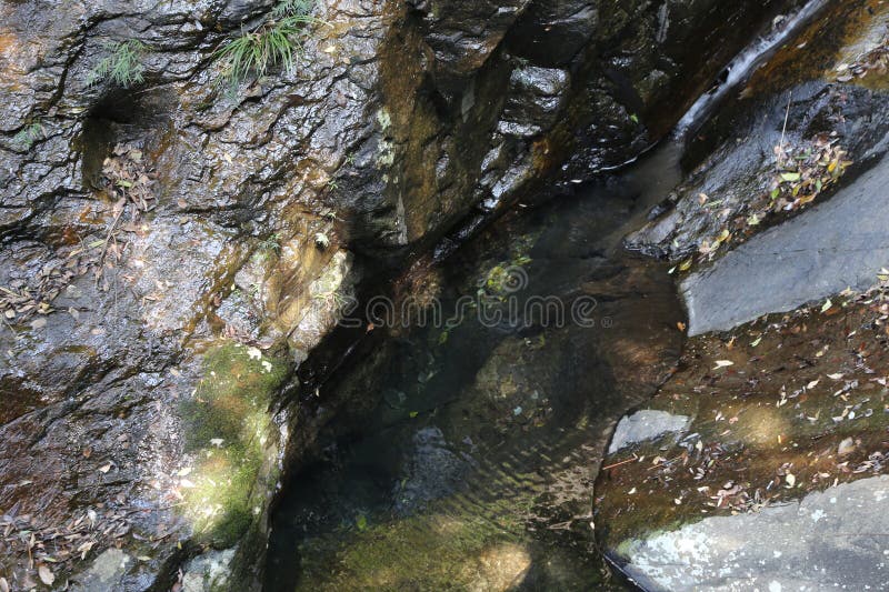The Bottomless Pit in a Metaphorical Water Source, with Rocks and Moss ...