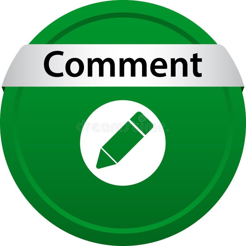 Bottone Di Web Dell'icona Di Commento Illustrazione di Stock ...