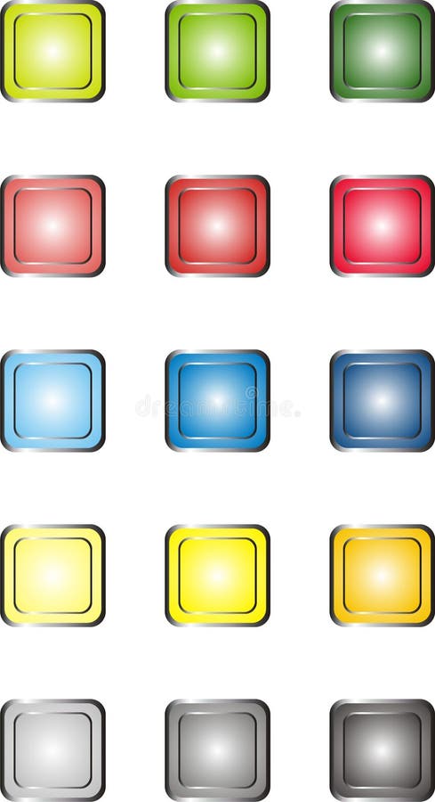 Bottoni di web illustrazione vettoriale. Illustrazione di icone - 32148464