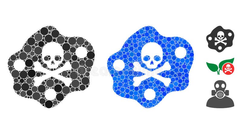 Botulinum Toxin Mosaic Icon of Circle Dots Stock Vector - Illustration ...