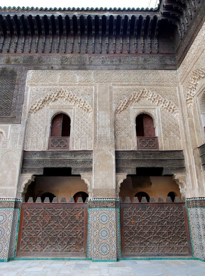Bou Inania Madrasa Em Fes, Marrocos Imagem de Stock - Imagem de ... Bou Inania Madrasa Em Fes, Marrocos Imagem de Stock - Imagem de ...