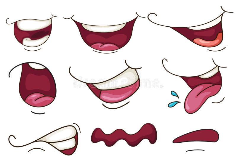 Bouche illustration de vecteur. Illustration du blanc - 46262873