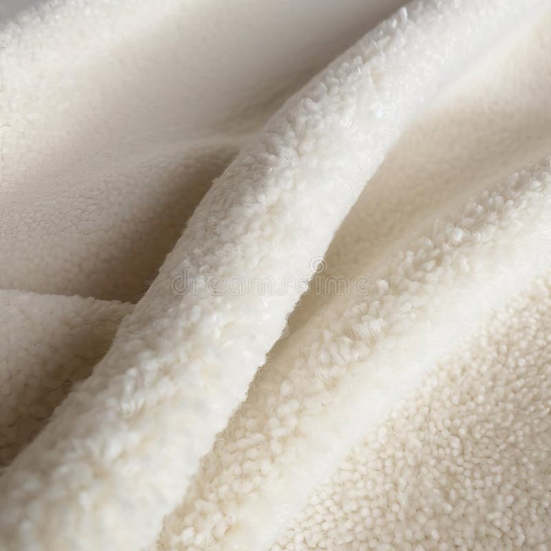 Soft Boucle Plain Sheet with Textured Fuzzy Appearance Stock ...