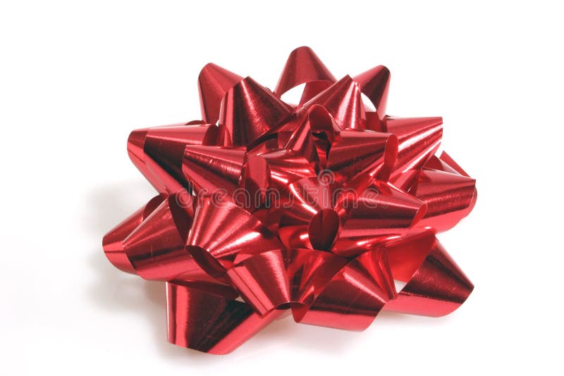 Boucle rouge de cadeau image stock. Image of valentin - 3840309