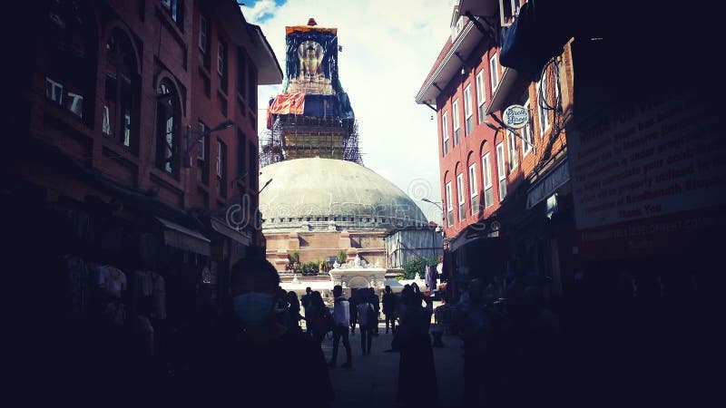 Boudha Stupa editorial stock image. Image of stupa, heritage - 77945199