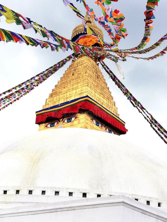 Boudha stock photo. Image of buddhist, stupa, boudha - 122892548