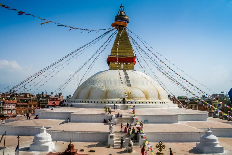 2,402 Boudhanath Stupa Prayer Flags Kathmandu Nepal Stock Photos - Free ...