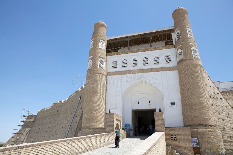 Boukhara redactionele afbeelding. Image of fort, aziatisch - 45811295