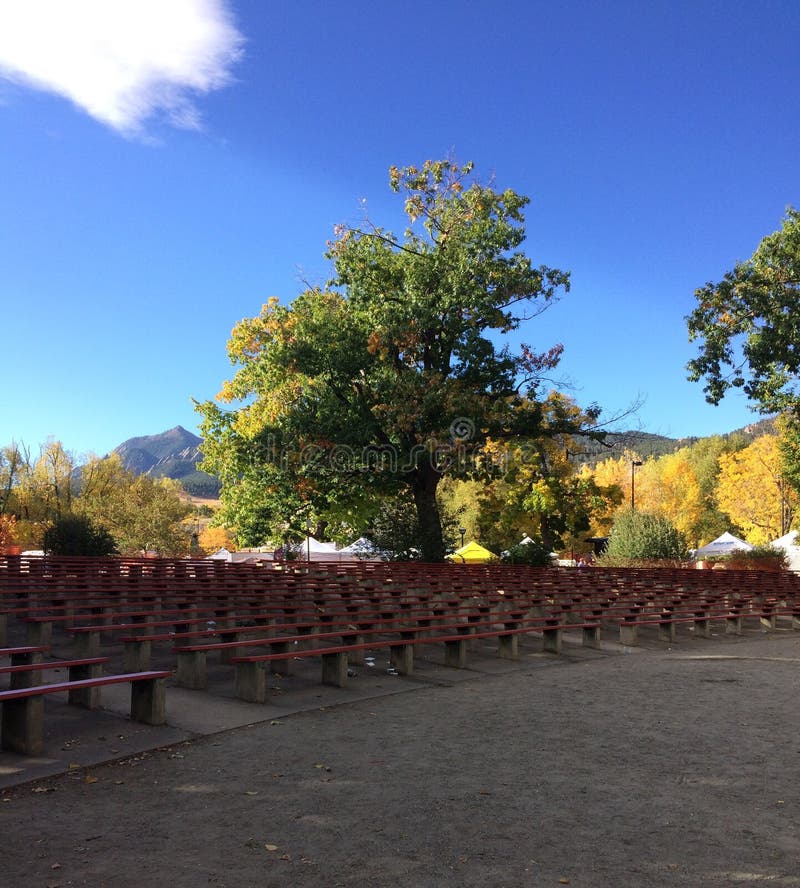 Park amphitheater seats stock photo. Image of park, theatre - 17965744
