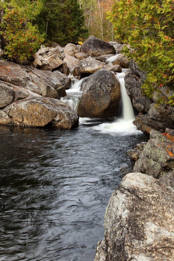 Boulder Falls stock image. Image of rocks, adirondacks - 66222415