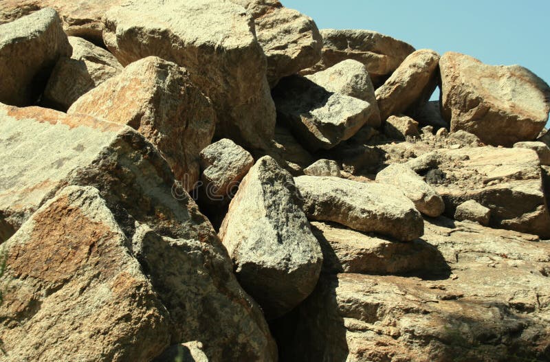 Boulder Pile stock photo. Image of climbing, formations - 6004502