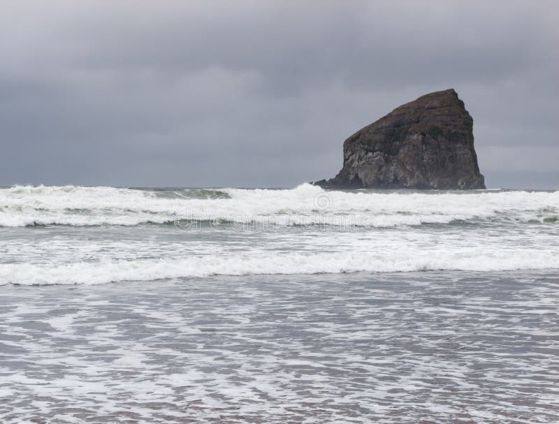 Boulder in the Sea stock photo. Image of water, rocks - 80966266