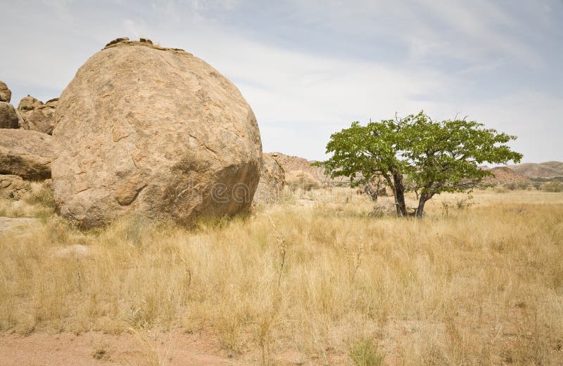 Large Rock Boulder on Grass . Stock Image - Image of large, gray: 24243477