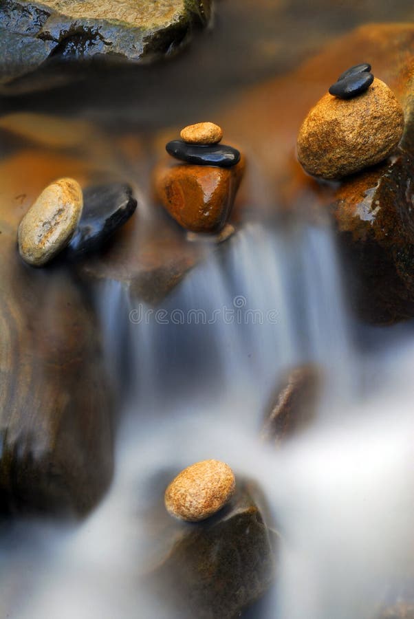 Boulders in a Mountain Stream Stock Photo - Image of outdoor, vertical ...