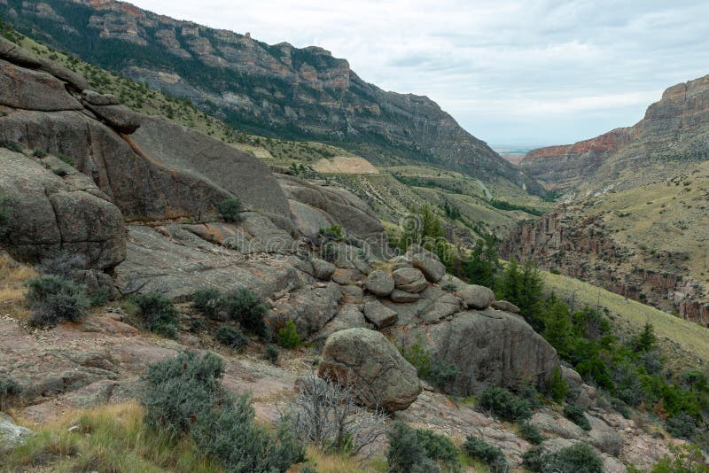 Boulders of Shell Canyon in Wyoming, USA Stock Image - Image of tour ...