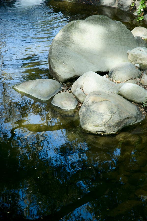 Boulders in a stream stock photo. Image of july, creek - 858594