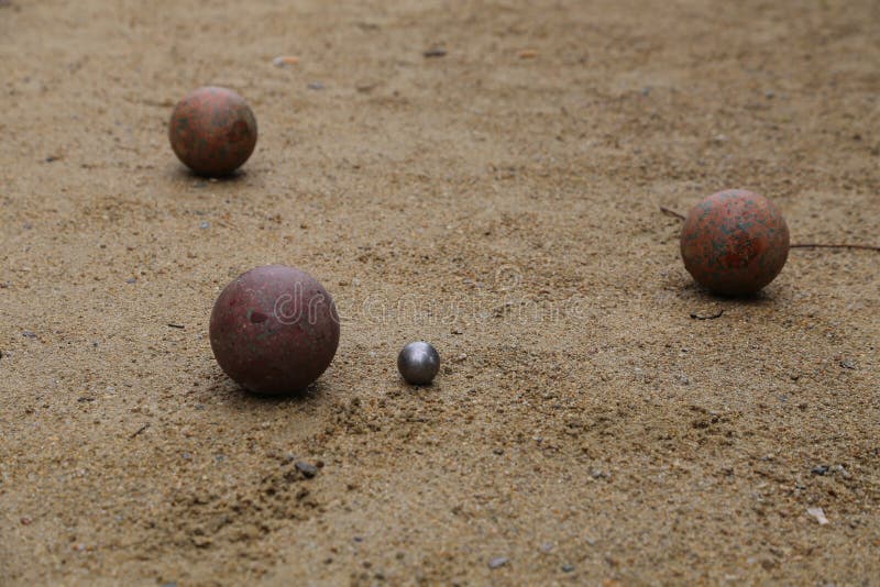 Boule balls stock photo. Image of ball, metal, boule - 32772642