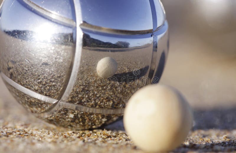 Boule close-up stock image. Image of boules, beach, sport - 25621001