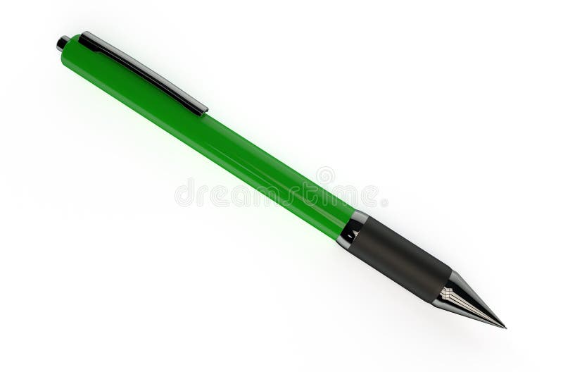 Crayon lecteur vert illustration de vecteur. Illustration du ...