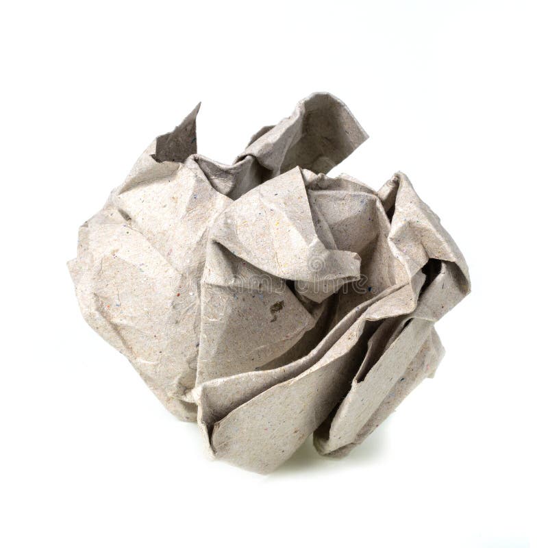 Papier chiffonné photo stock. Image du blanc, erreur, ombre - 12620